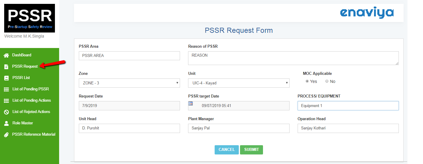 Pre-Startup Safety Review - HSE PSSR Safety Process Application